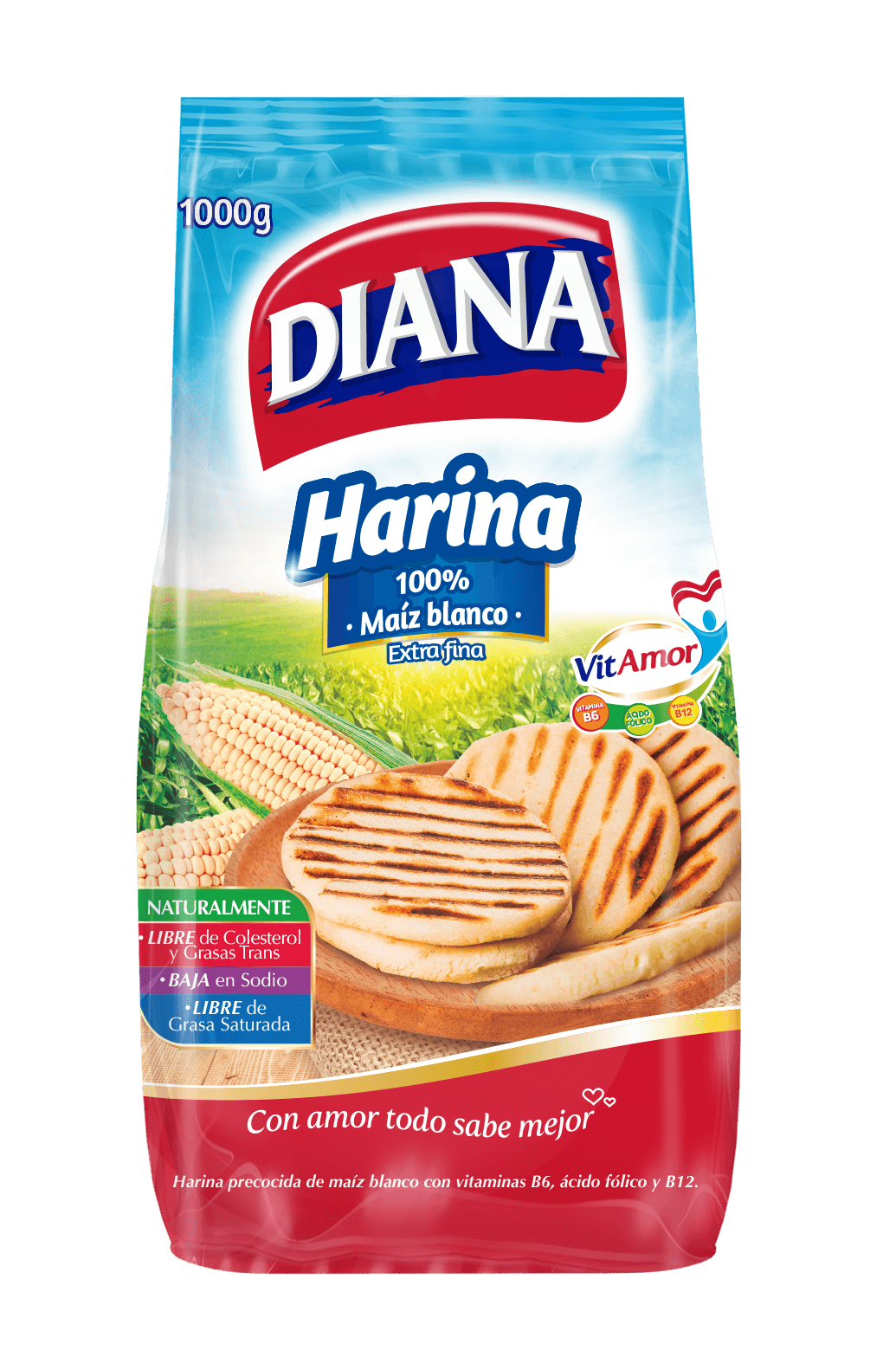 HARINA DIANA PRECOCIDA MAIZ BLANCA*1000G