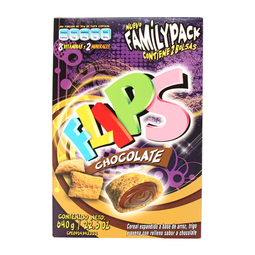 CEREAL CHOCOLATE FLIPS x 640GR