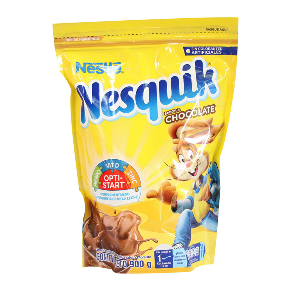NESQUIK CHOCOLATE ZIPPER x 900GR