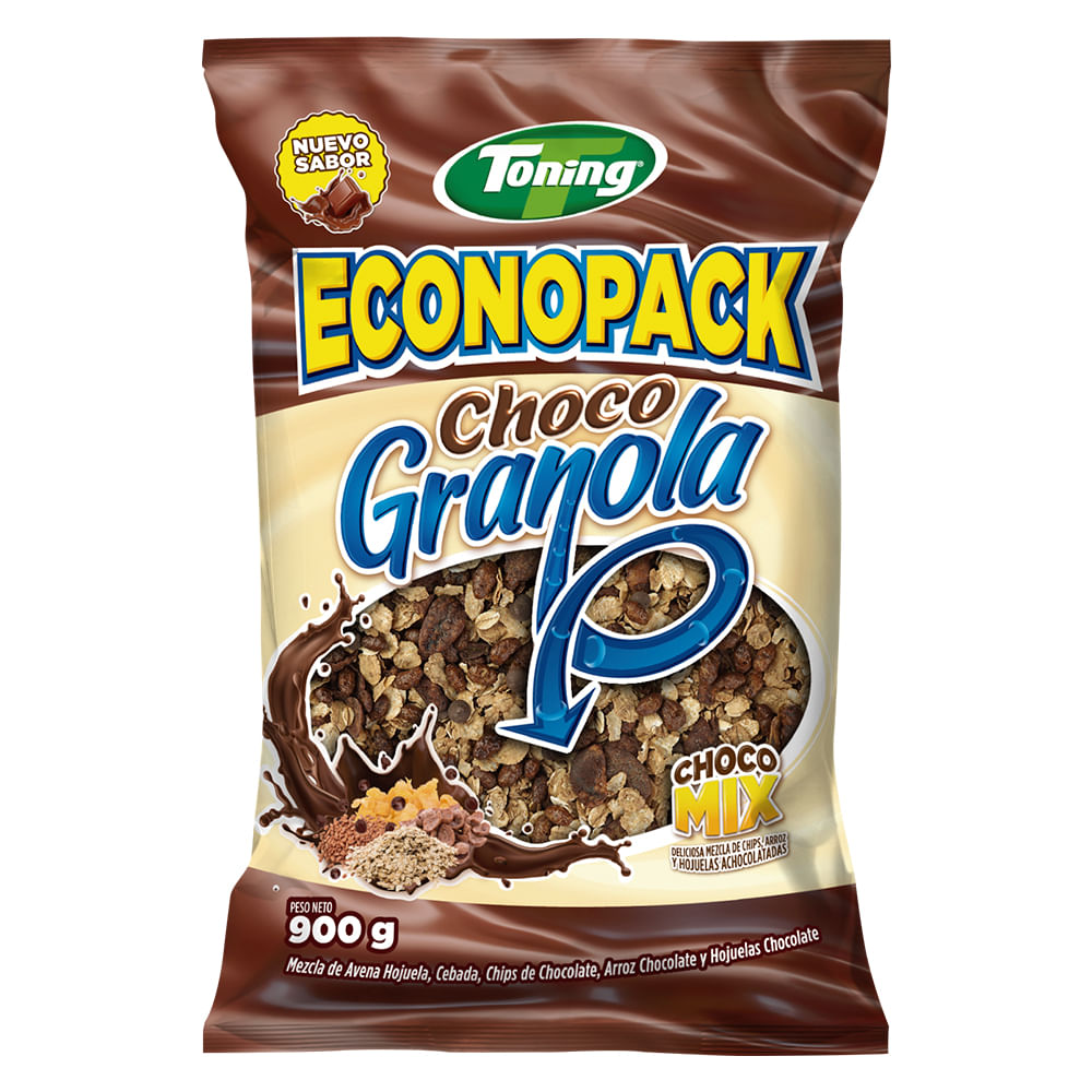 GRANOLA ECONOPACK CHOCOLATE TONING*900GR