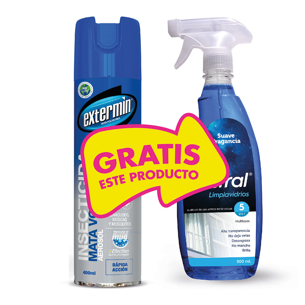 INSEC EXTERMIN MATAV*400ML+LIMPIAVIDRIOS