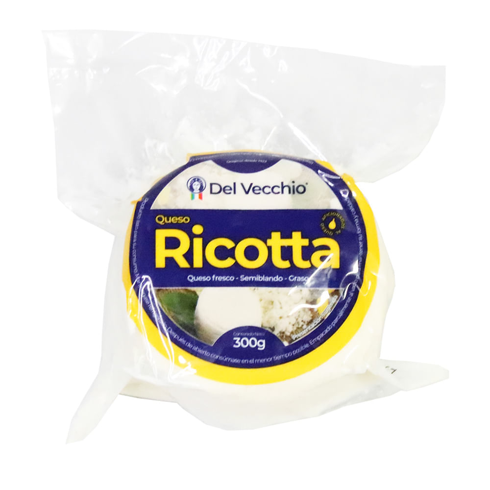 QUESO RICOTA 300gr DELVECCHIO