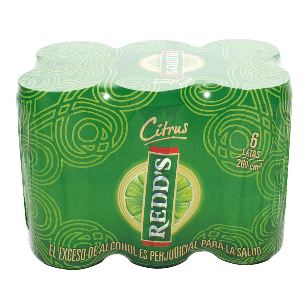 CERVEZA LATA REDDS X6*269ML