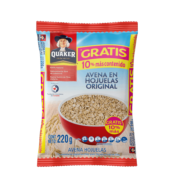 AVENA QUAKER HOJUELAS*220GR