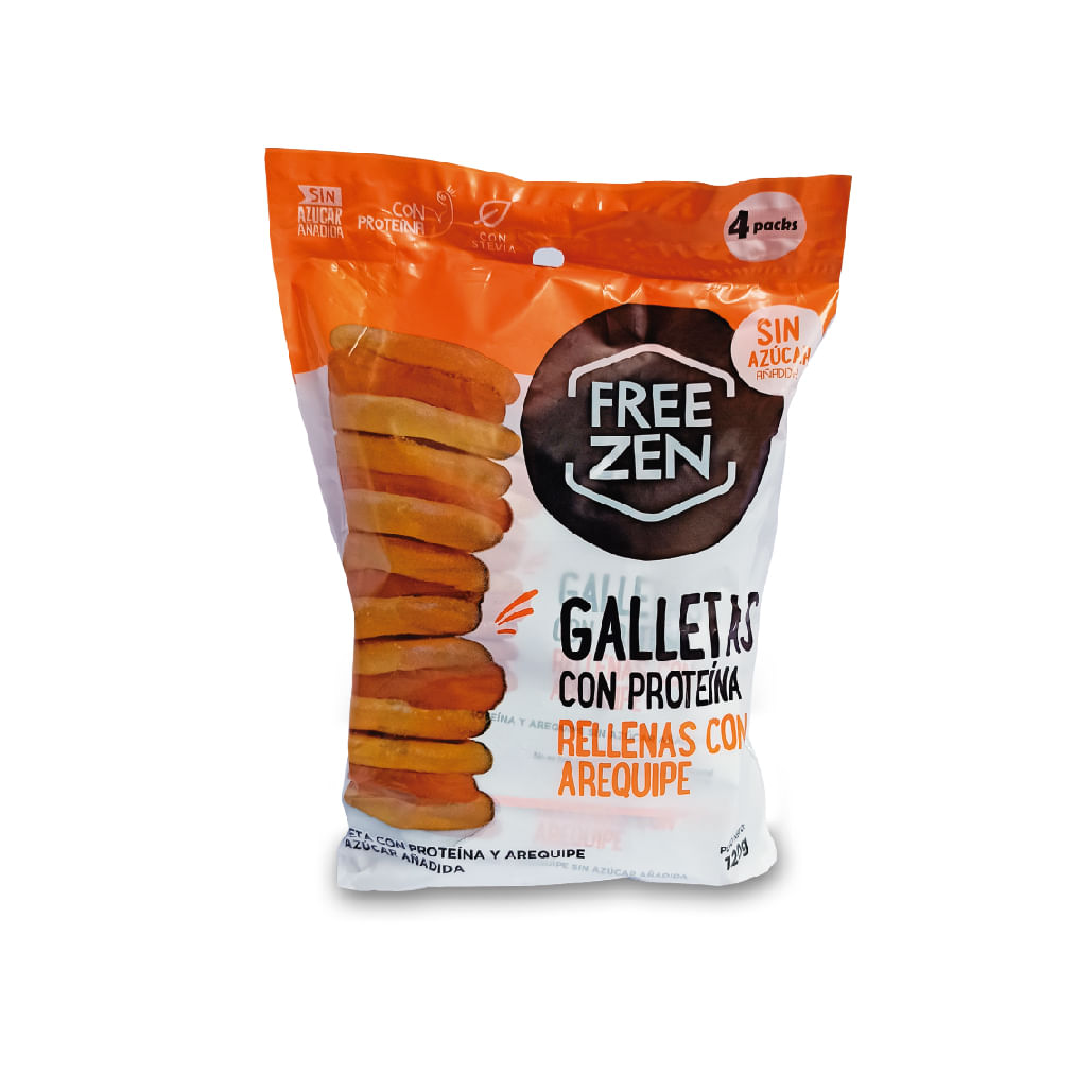 GALLETA AREQUI PROTEI PACK4 FREEZEN*120G