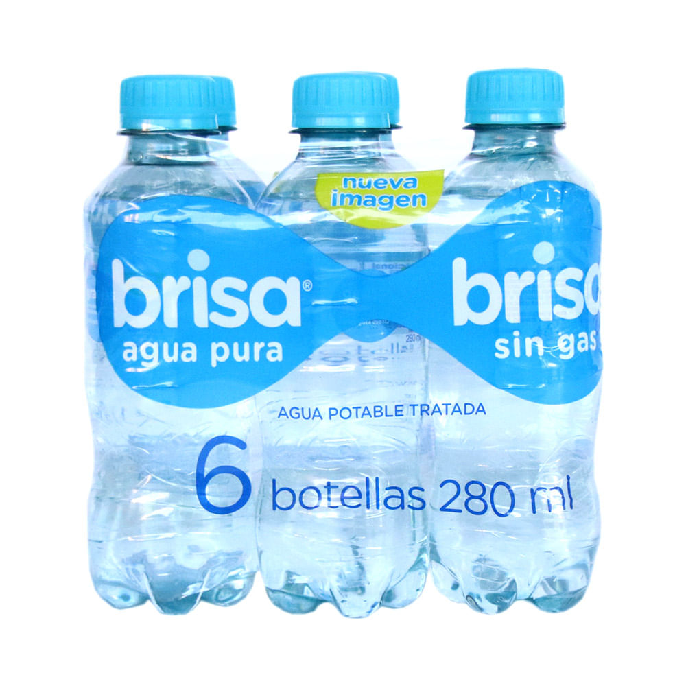 PACK AGUA BRISA X6 x 280 ML