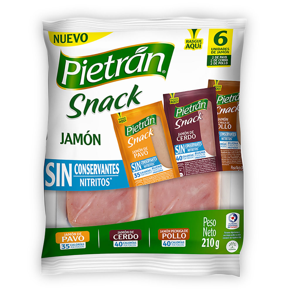 JAMON SNACK PIETRAN * 210GR