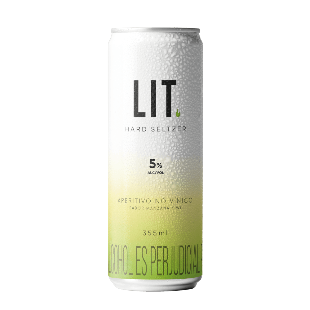 LIT HARD SELTZER MANZANA-KIWI *355ML