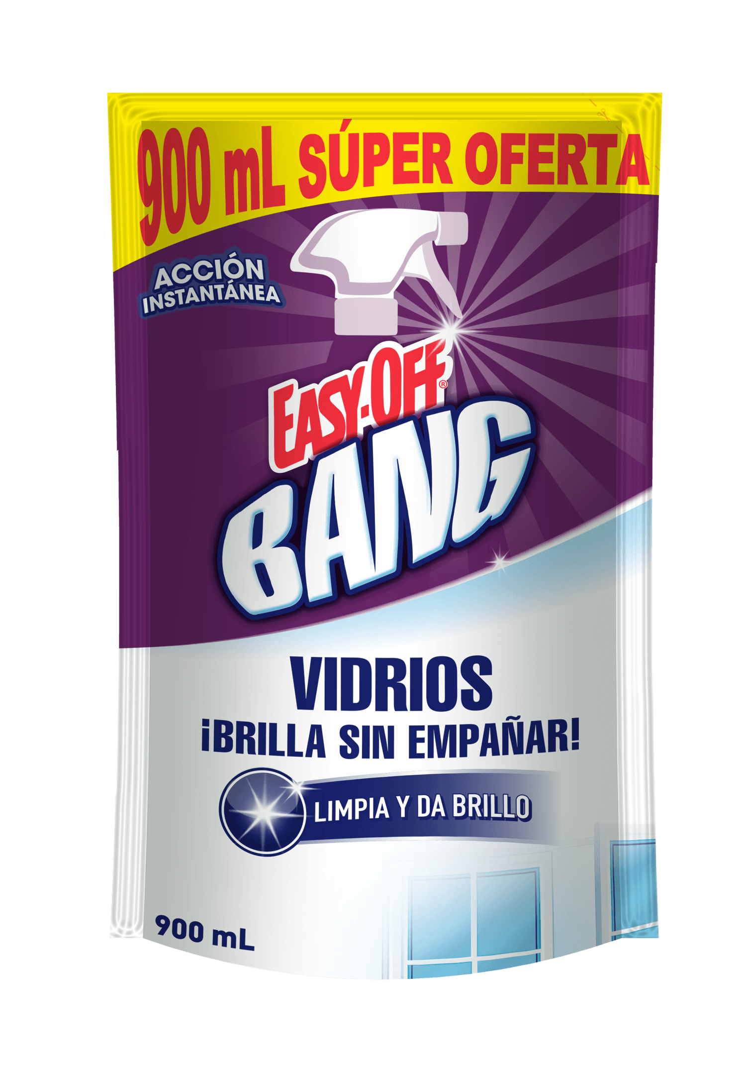 QUITAGRASA VIDRIOS EASY OFF B*900ML