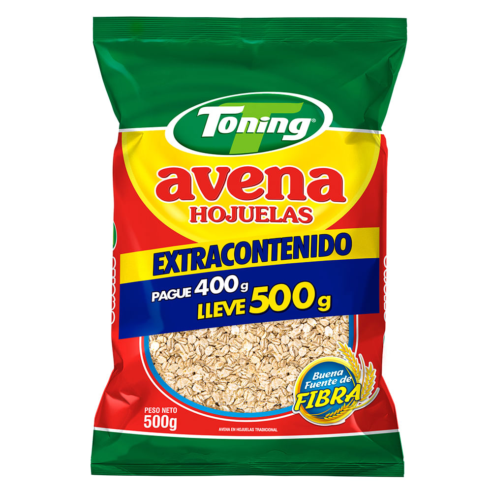 AVENA HOJUELAS TONING *400GR EXTRA*100GR
