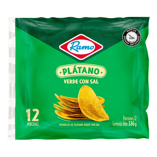 PASABOCAS RAMO PLATANO VERDE*12UND