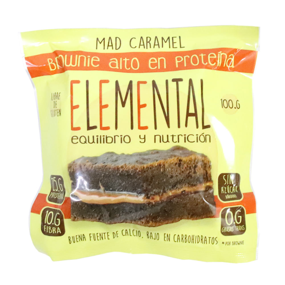 BROWNIE PROTE MAD CARAMEL ELEMENTAL