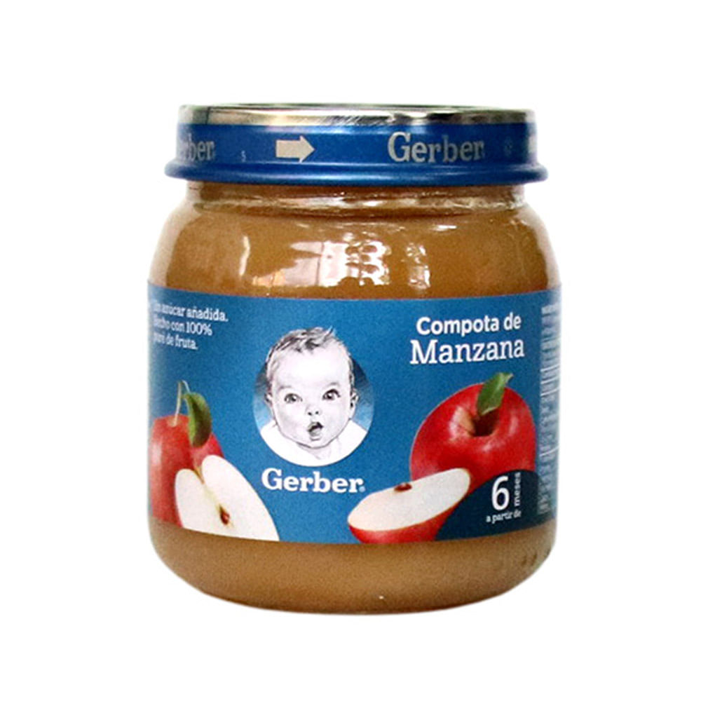 COMPOTA MANZANA GERBER x 113GR