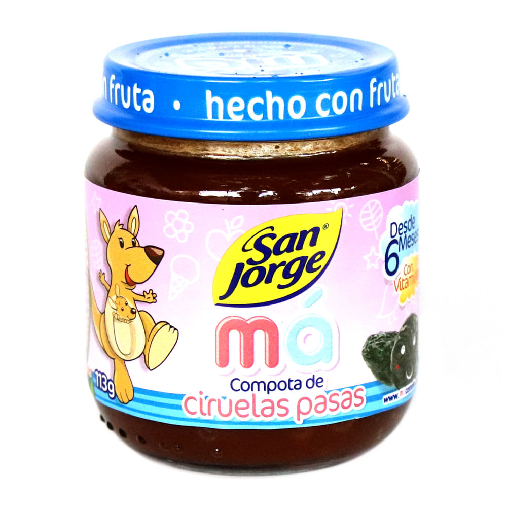 COMPOTA SAN JORGE CIRUELA x 113GR