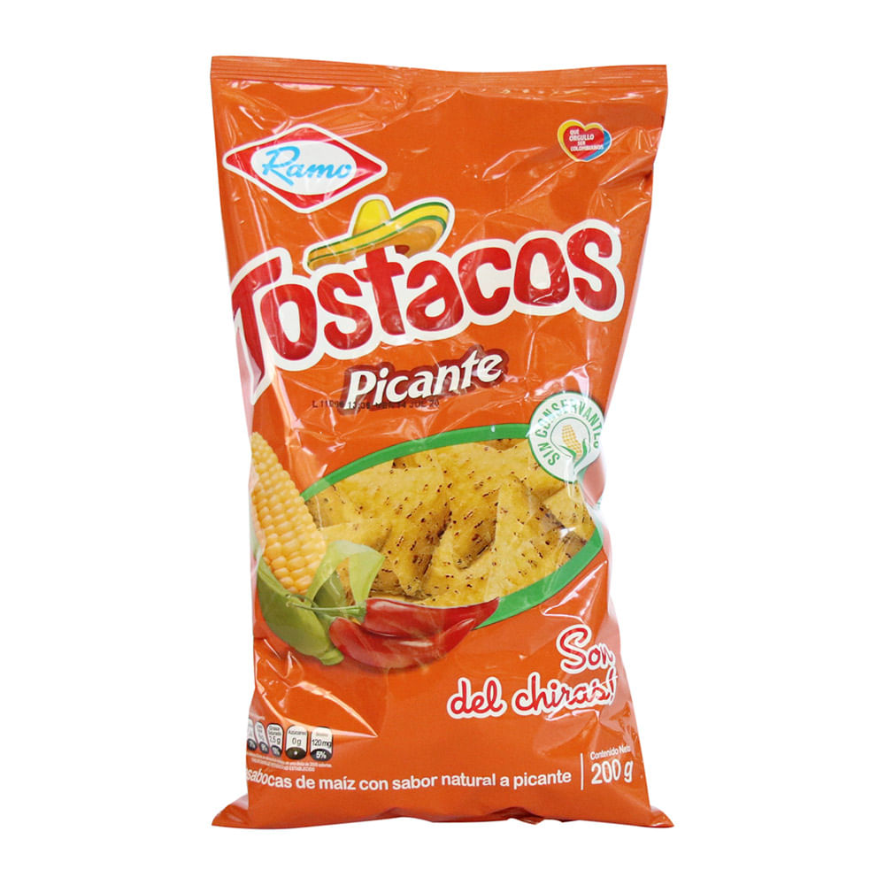 TOSTACOS PICANTES x 200GR