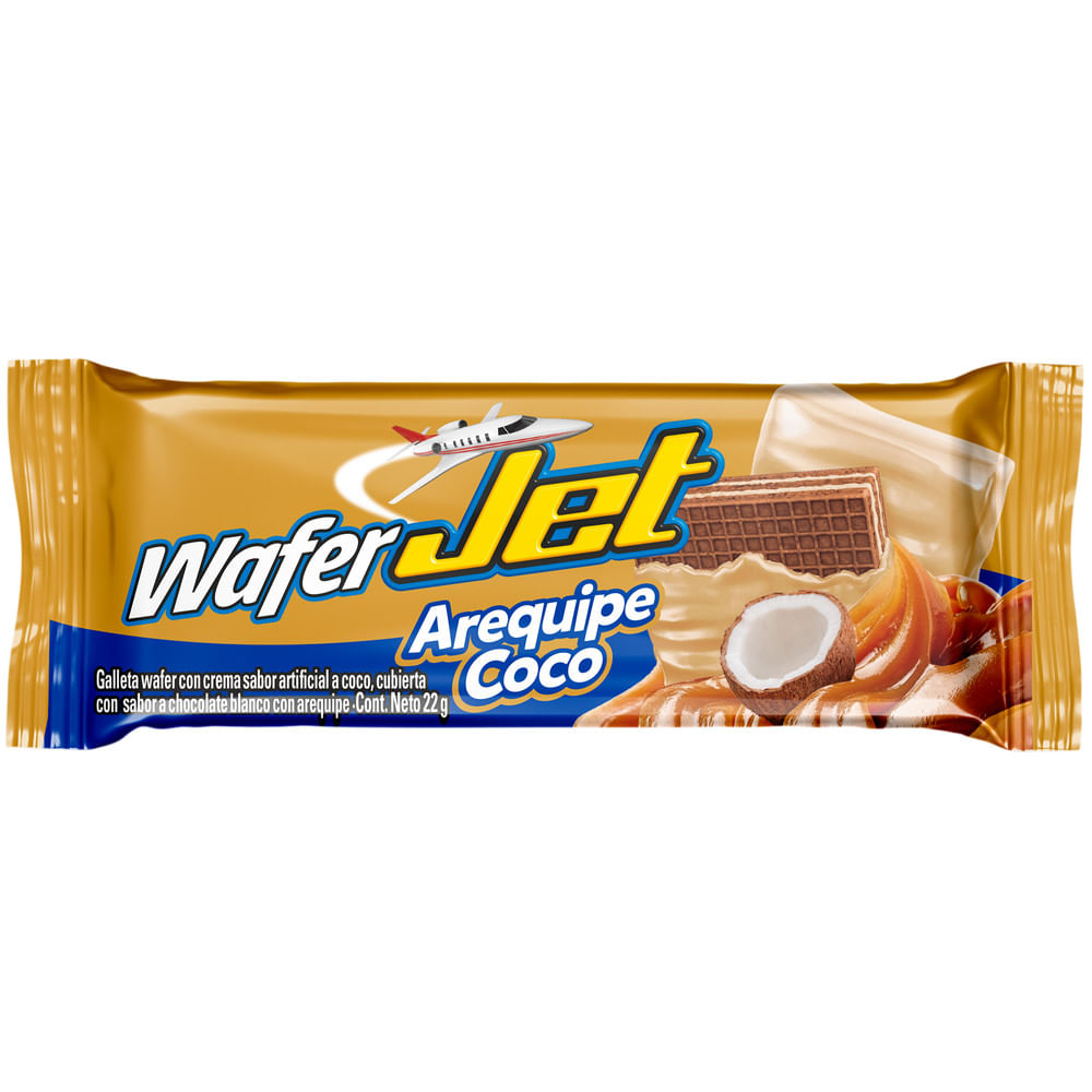CHOCOLATINA JET WAFER AREQUIPE COCOx22GR