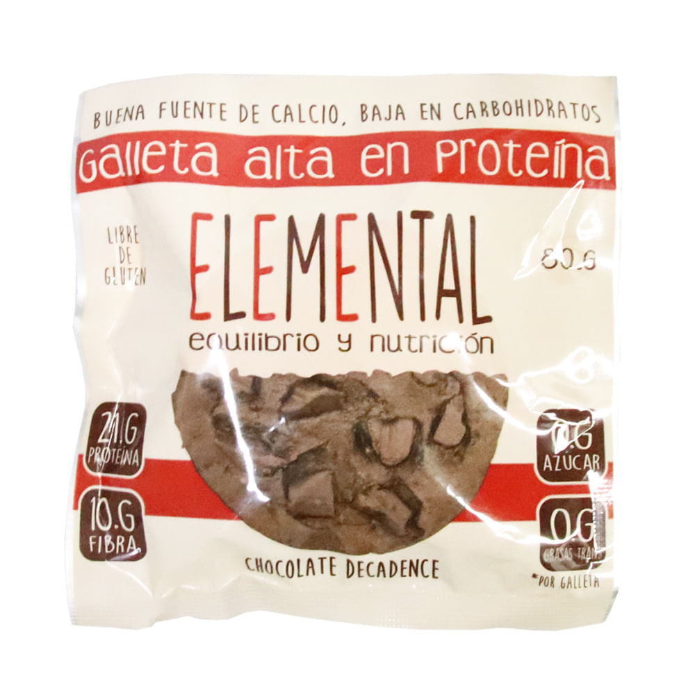 GALLETA PROTEINA CHOCOLATE ELEMENTAL