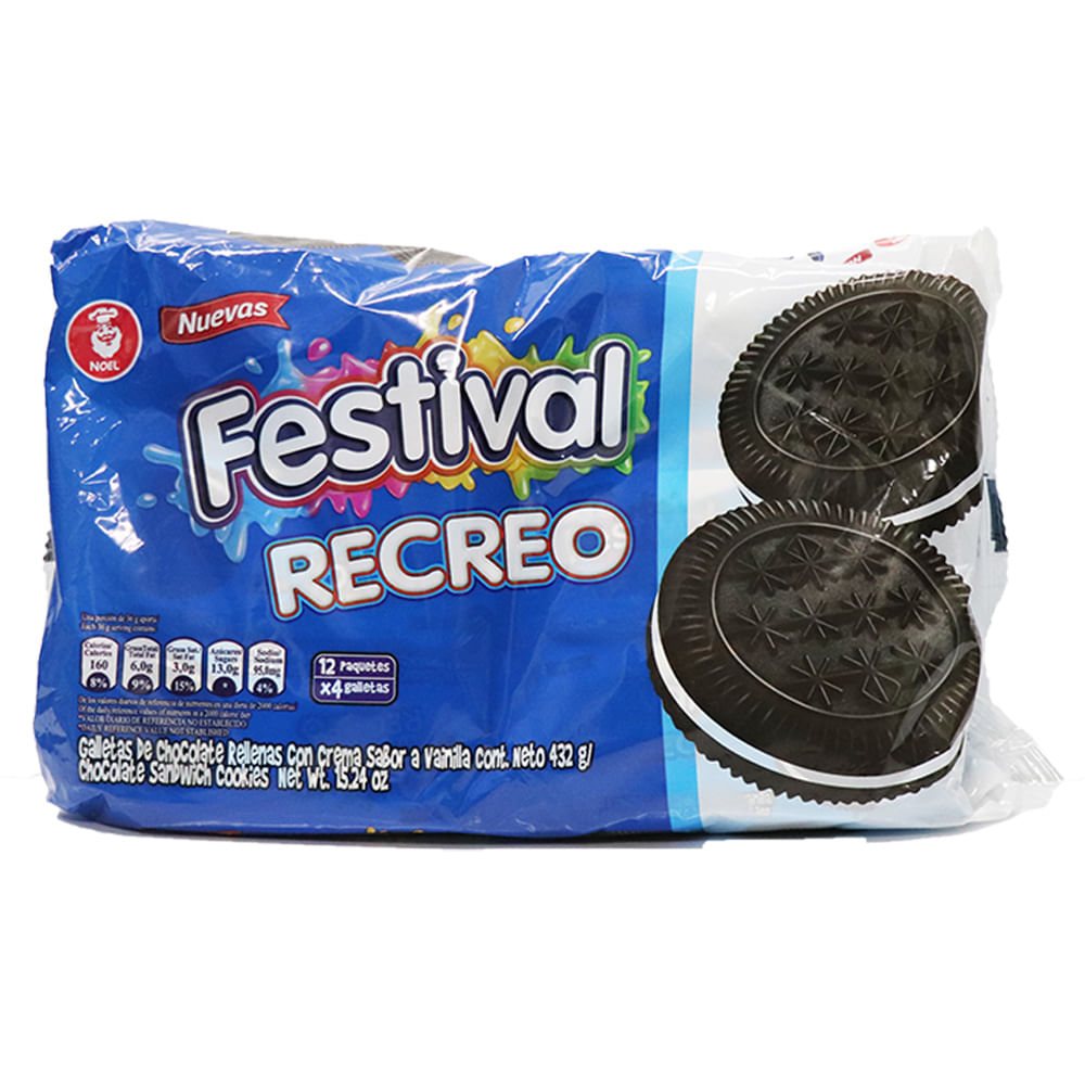 GALLETA FESTIVAL RECREO x 432 GR