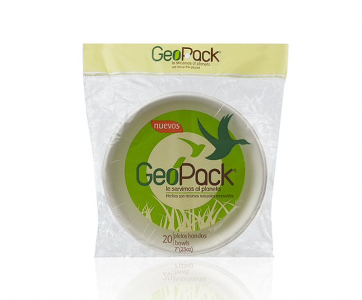 PLATO HONDO GEOPACK x 10 UND