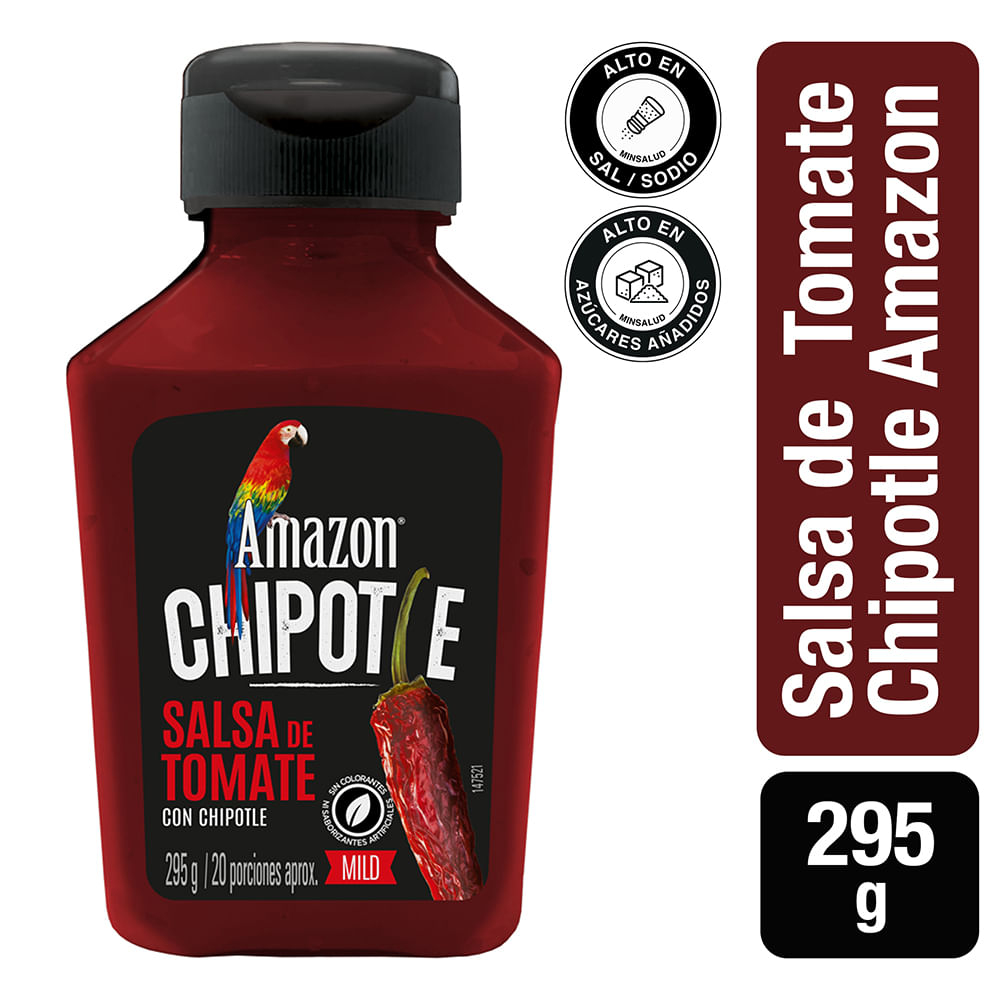 SALSA TOMATE CHIPOTLE AMAZON*295GR