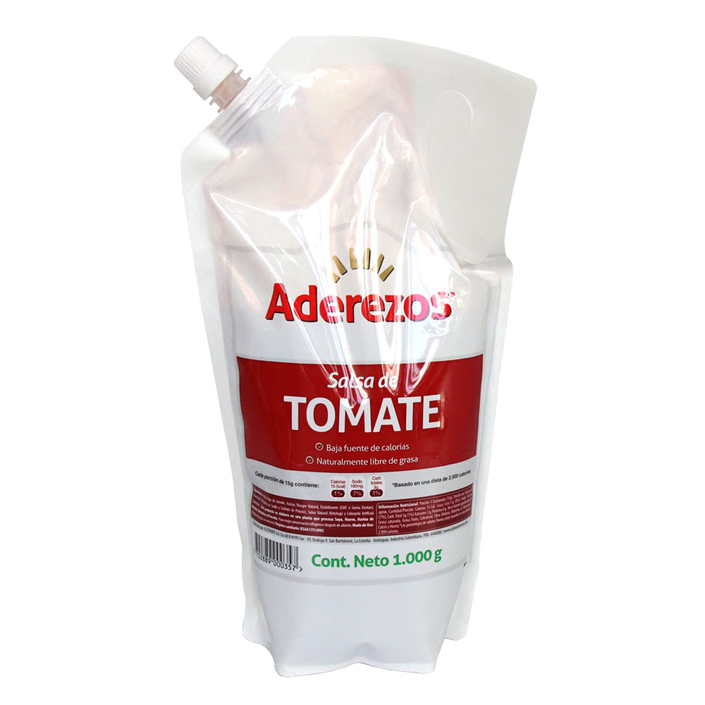 SALSA TOMATE BOLSA ADEREZOS x 1000GR