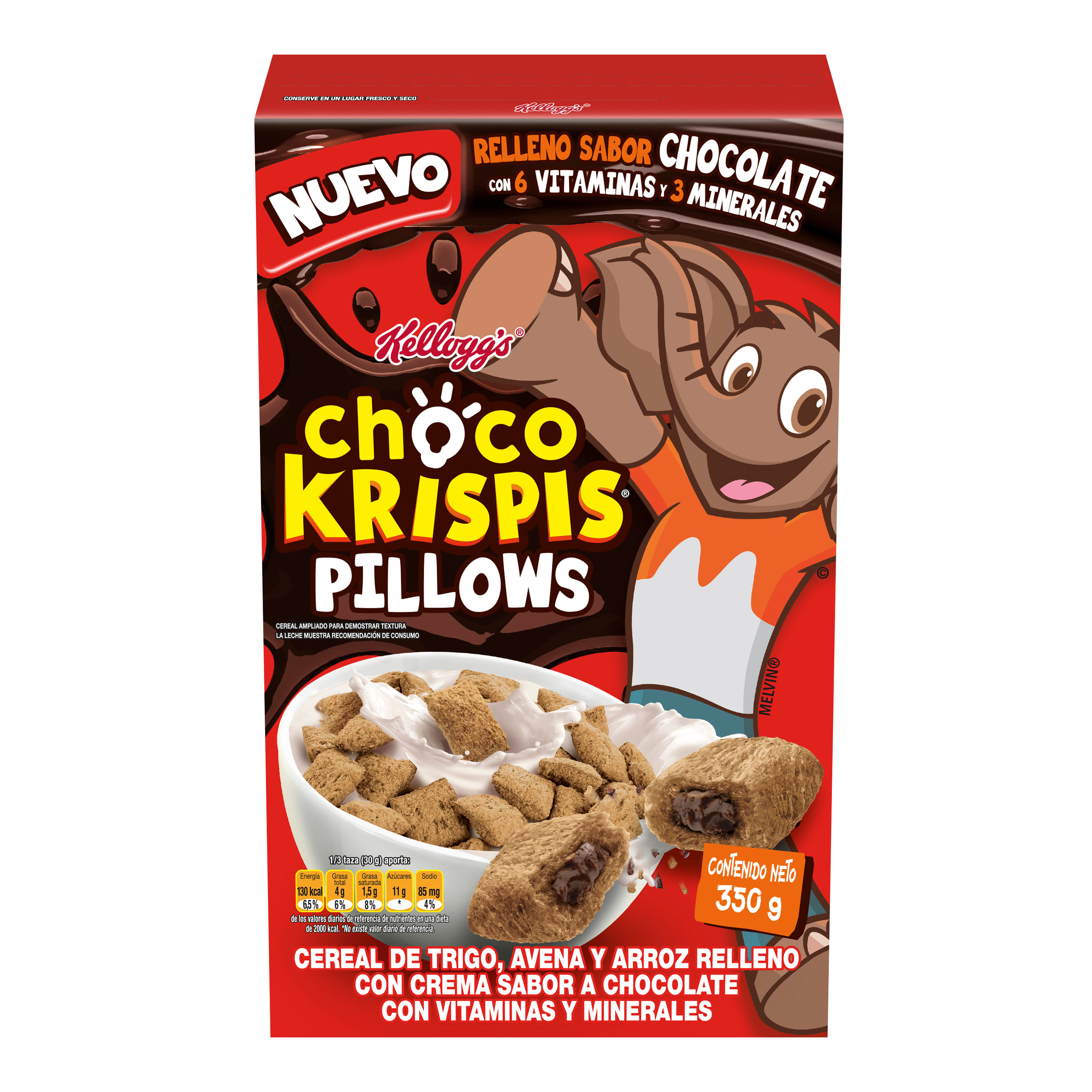 CEREAL KELLOGGS CHOCOKRISPIS PILLOW*350G