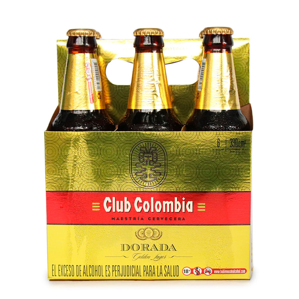 CERVEZA BOT CLUB COLOMBIA X6 x 330ML