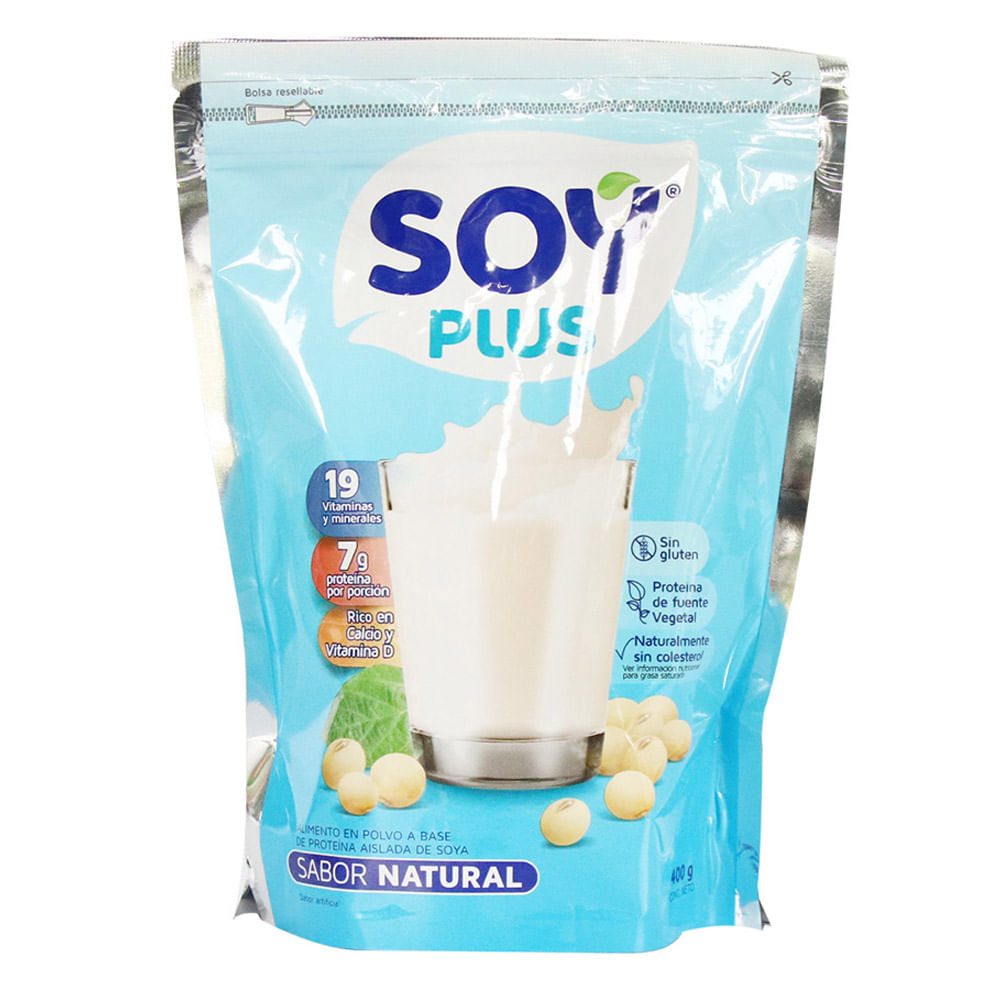 SOY PLUS NATURAL x 400GR