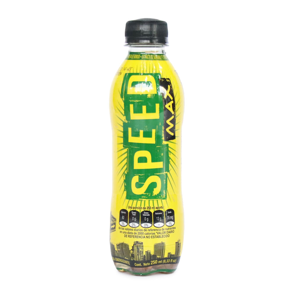BEBIDA ENERGIZANTE SPEED MAX x 250ML