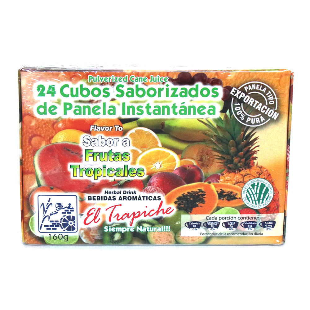 CUBO D/PANE F/TROP 24U*160GR EL TRAPICHE