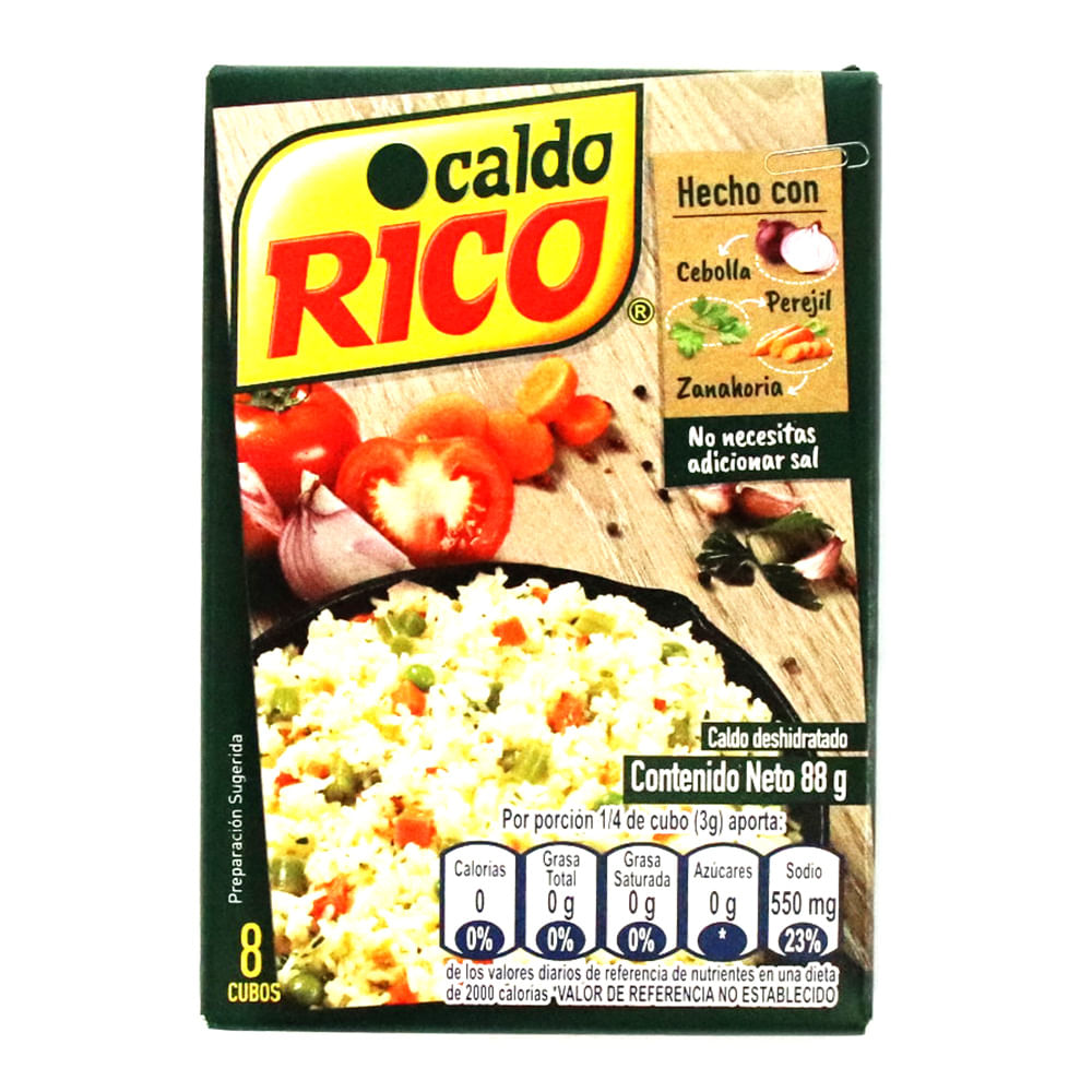 CALDO RICO x 8U TABLETAS