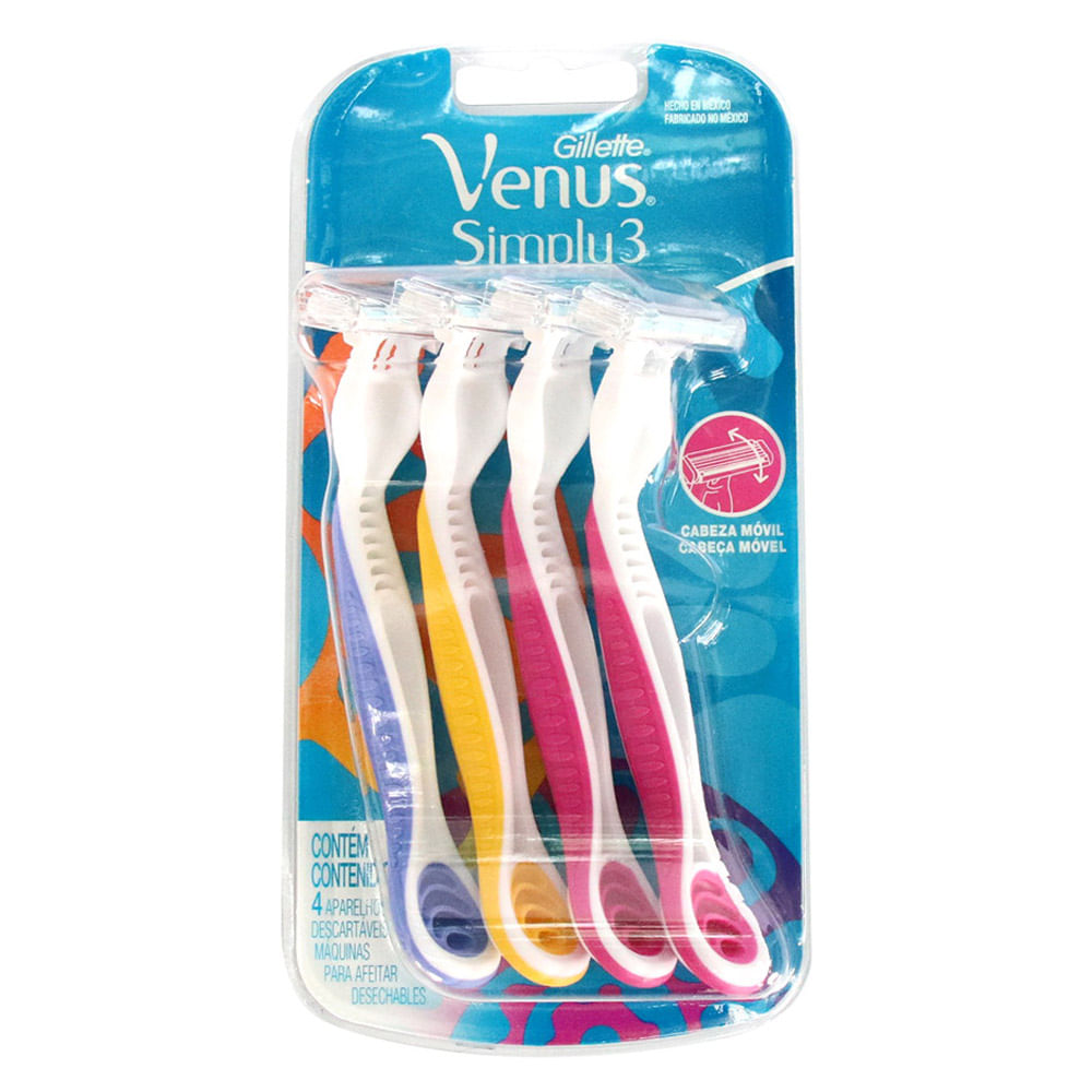 MAQUINA AFEITAR SIMPLY DESECH VENUS X4