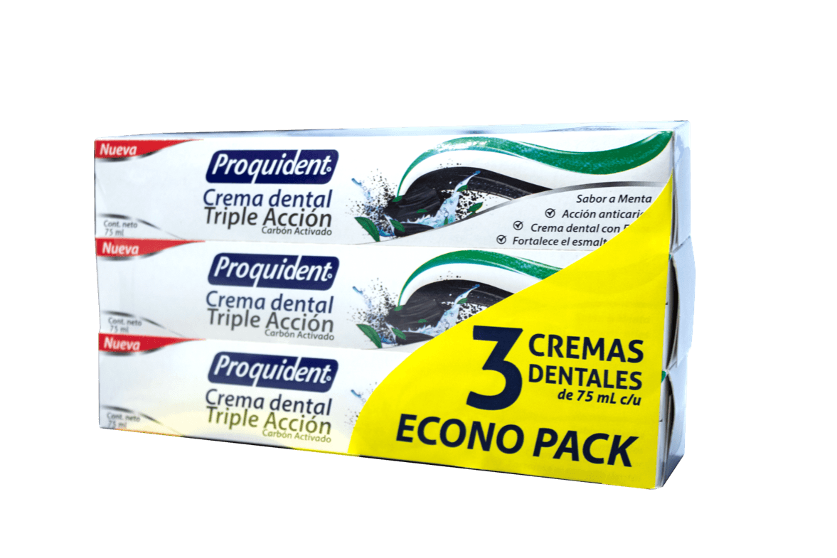 CREMA DENTAL PROQUIDENT CARBON*75ML