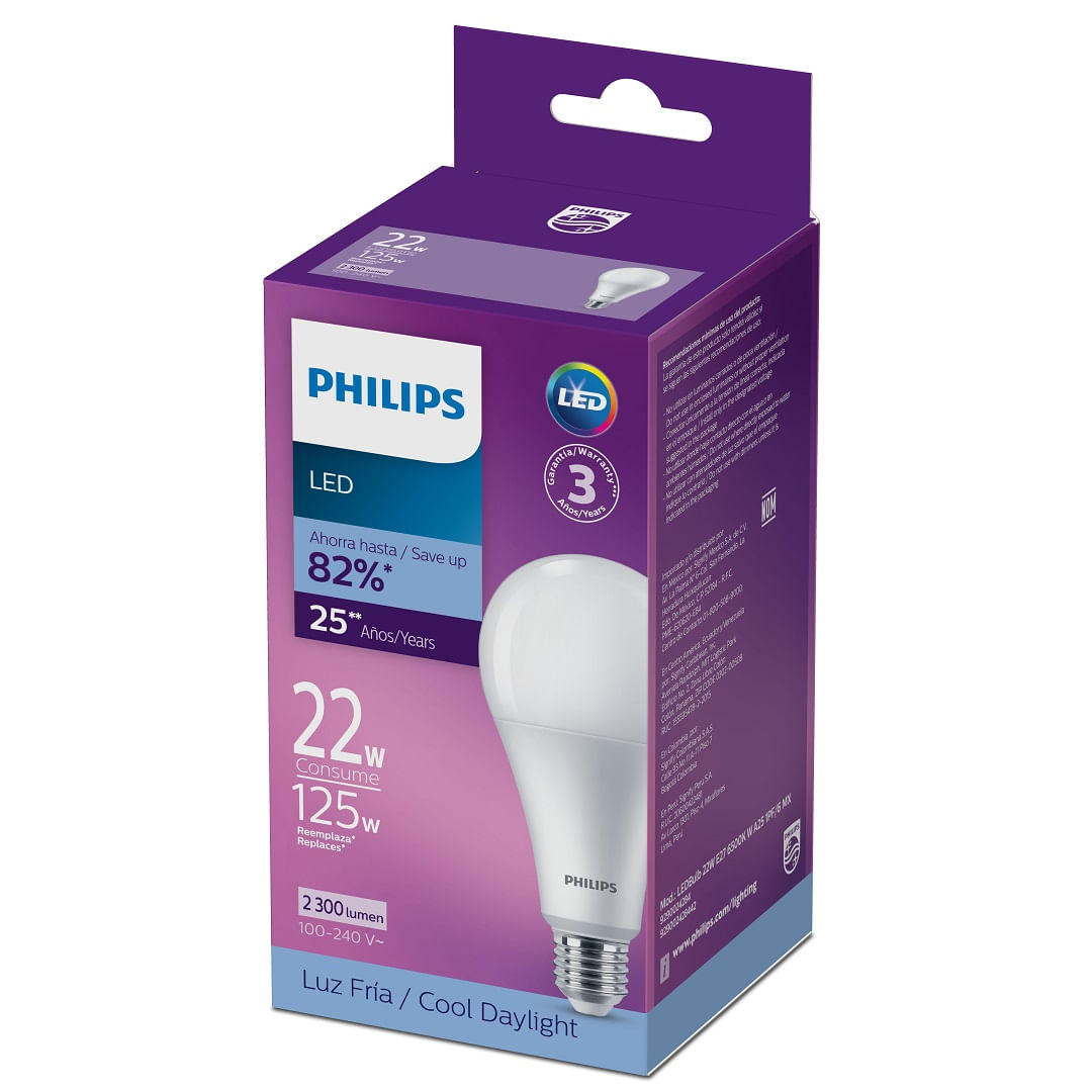 BOMBILLO LED BULB PHILIPS 22W *1UND