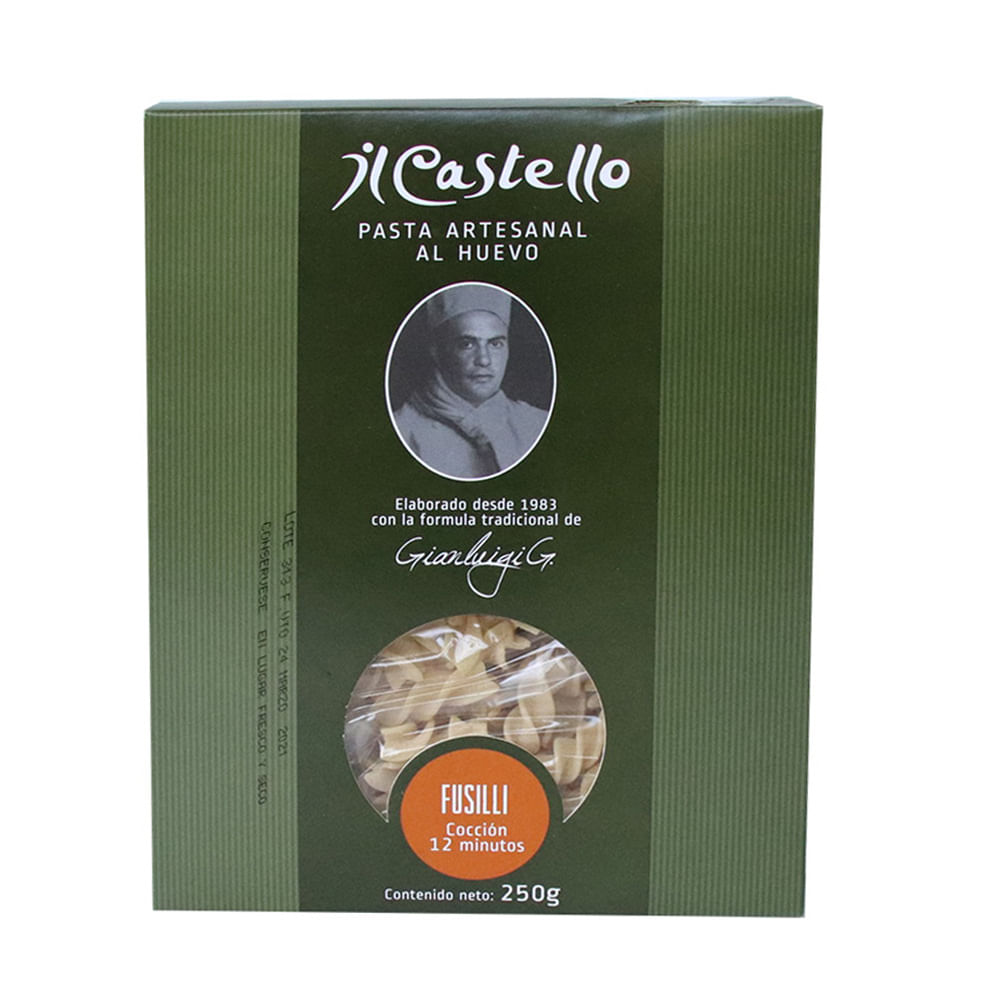 PASTA FUSILLI CASTELLO x 250GR