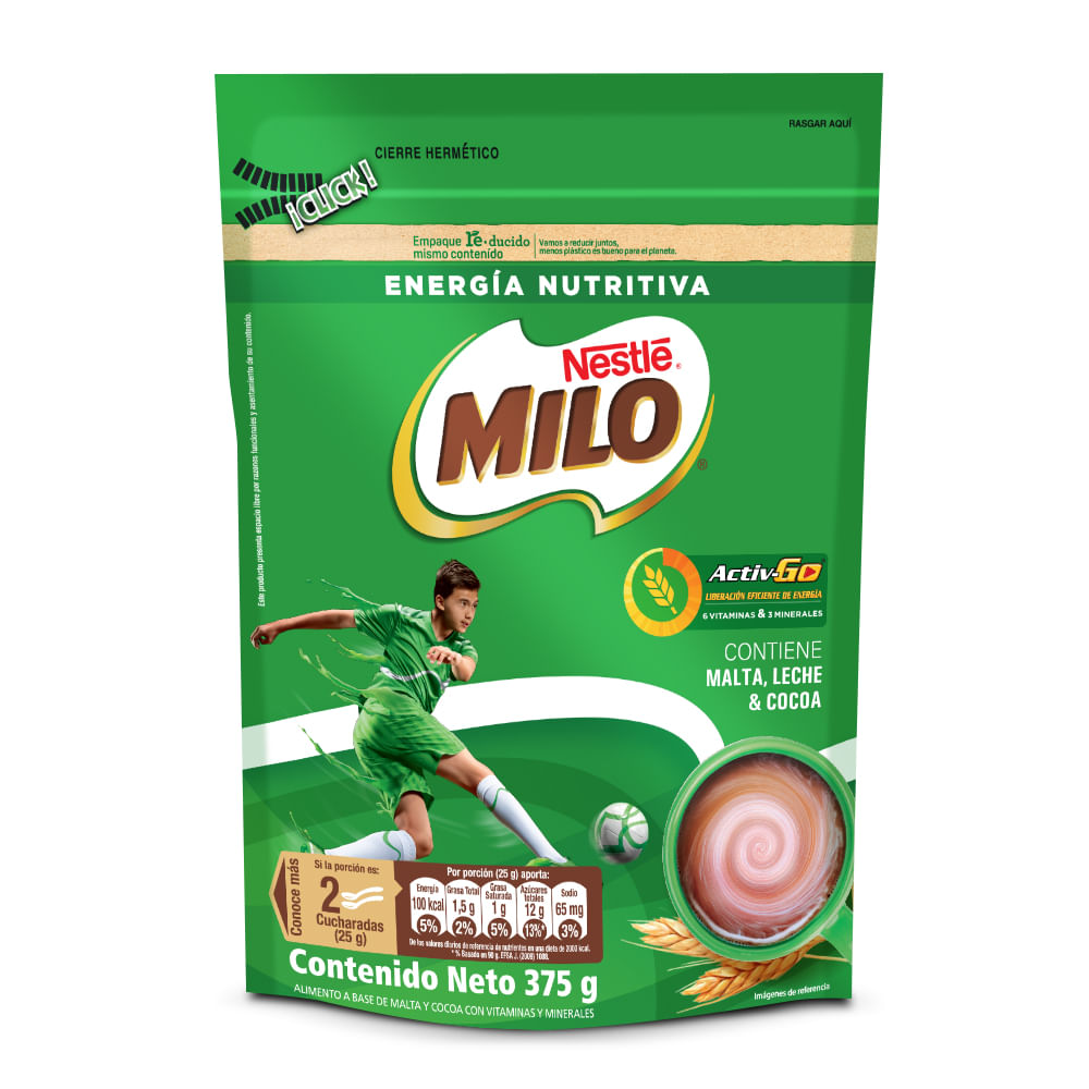 MILO ACTIV-GO DOY PACK x 375 GR