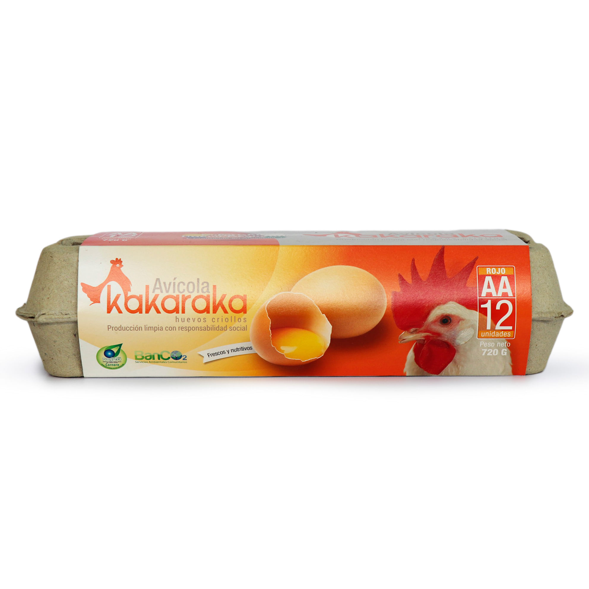 HUEVO ROJO AA x 12U KAKARAKA