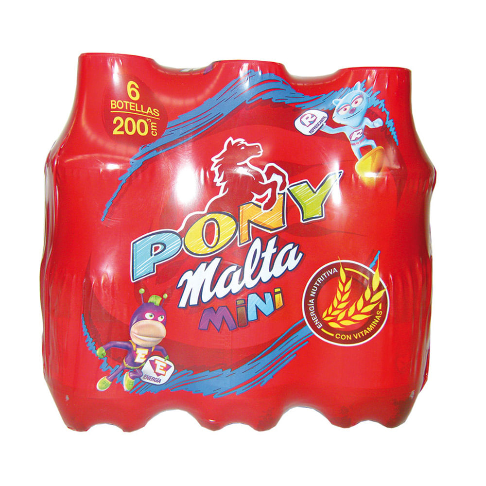 PONY MALTA MINI PET 6U x 200ML