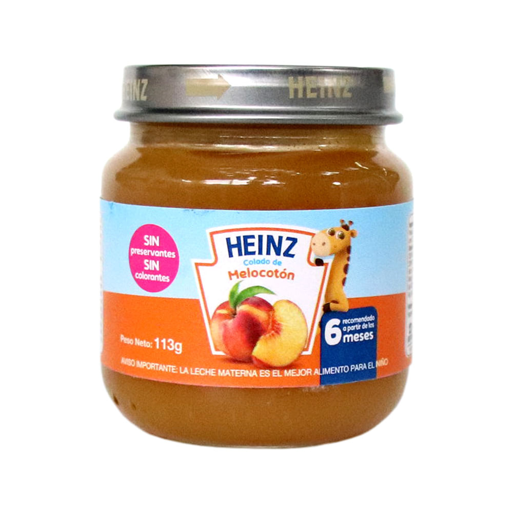 COMPOTA HEINZ MELOCOTON FRASCO *113GR