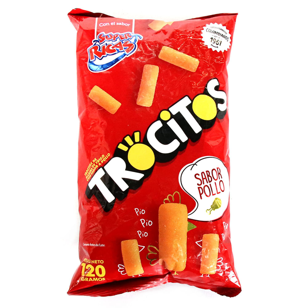 TROCITOS DE POLLO SUPER RICAS x 120GR