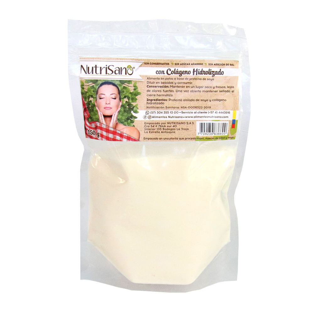COLAGENO HIDROLIZADO NUTRISANO x 150 GR