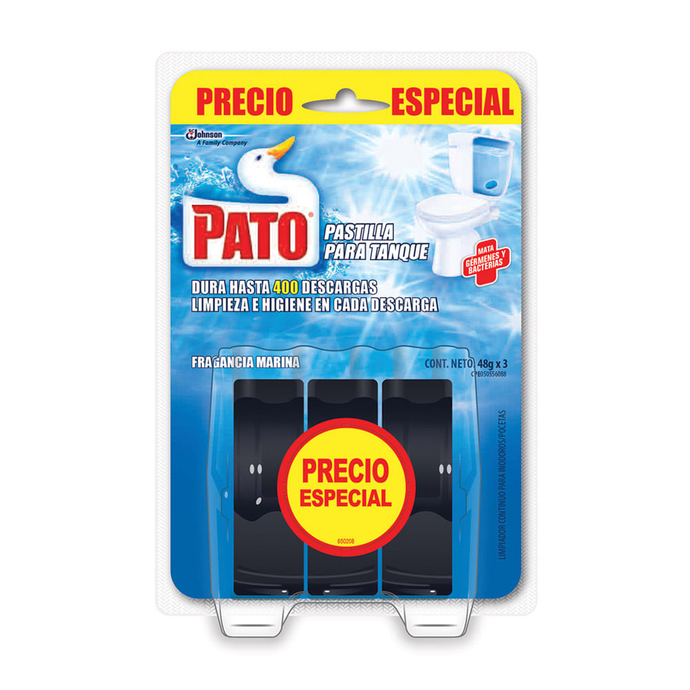 PASTA TANQUE AZUL PATO $ ESPECIAL