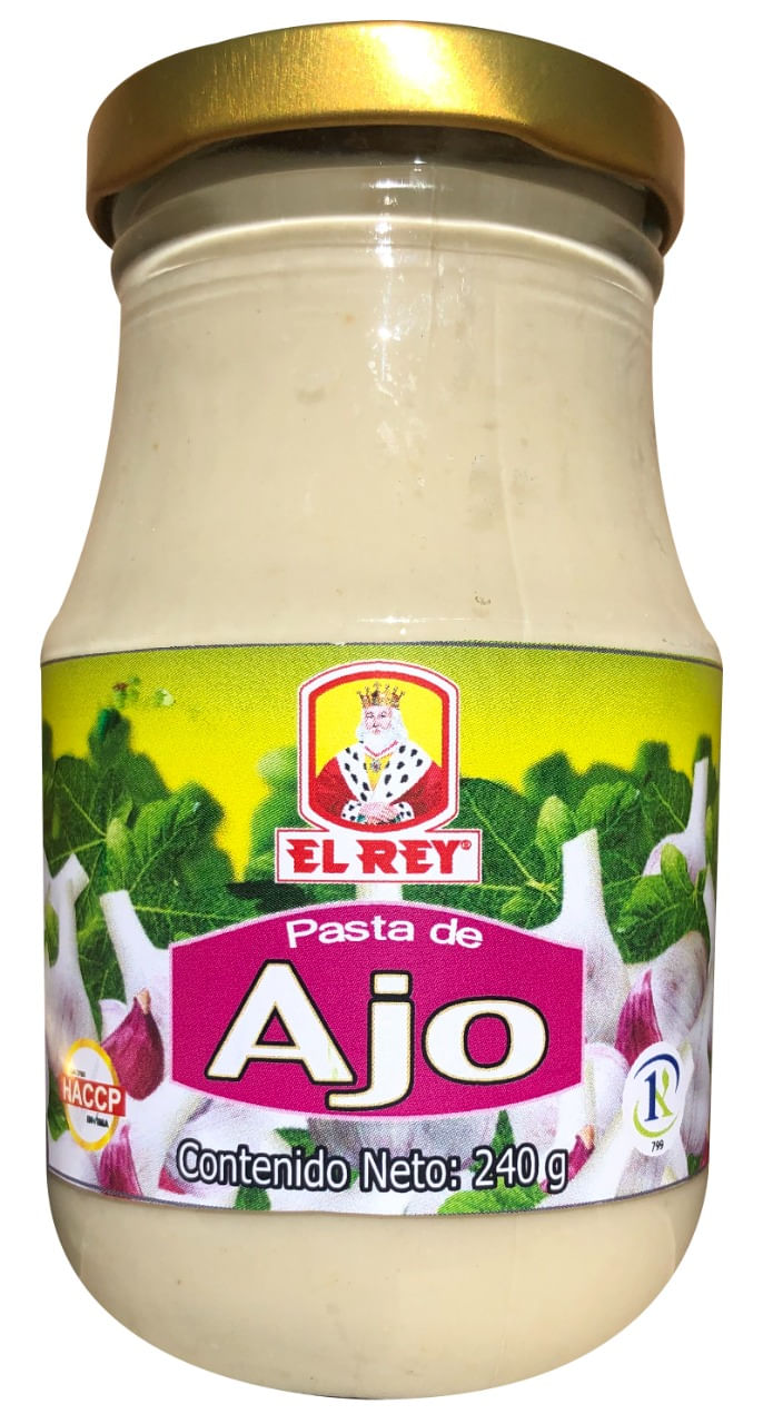 CONDIMENTO EL REY AJO EN PASTA*240GR