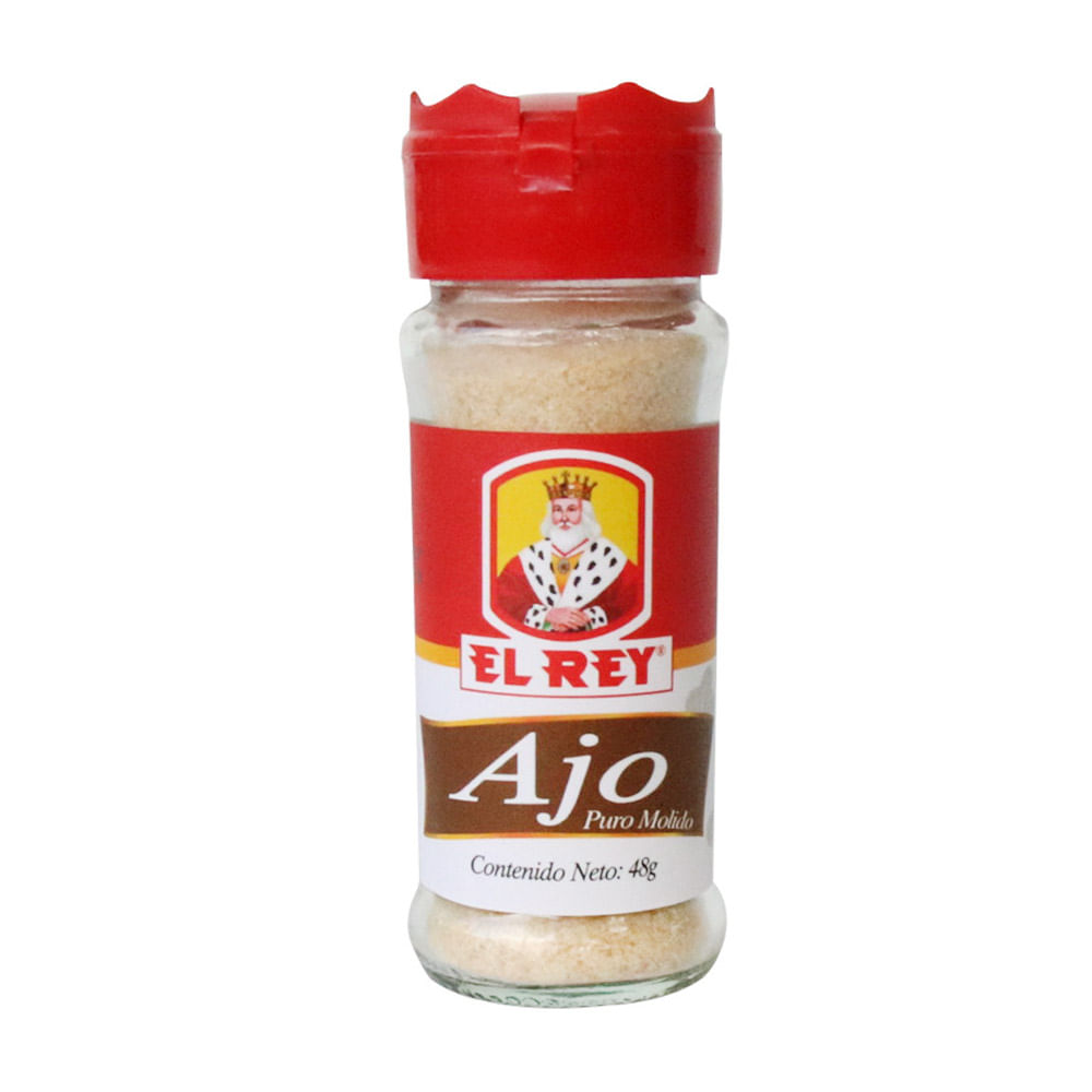 CONDIMENTO EL REY AJO FRASCO*48GR