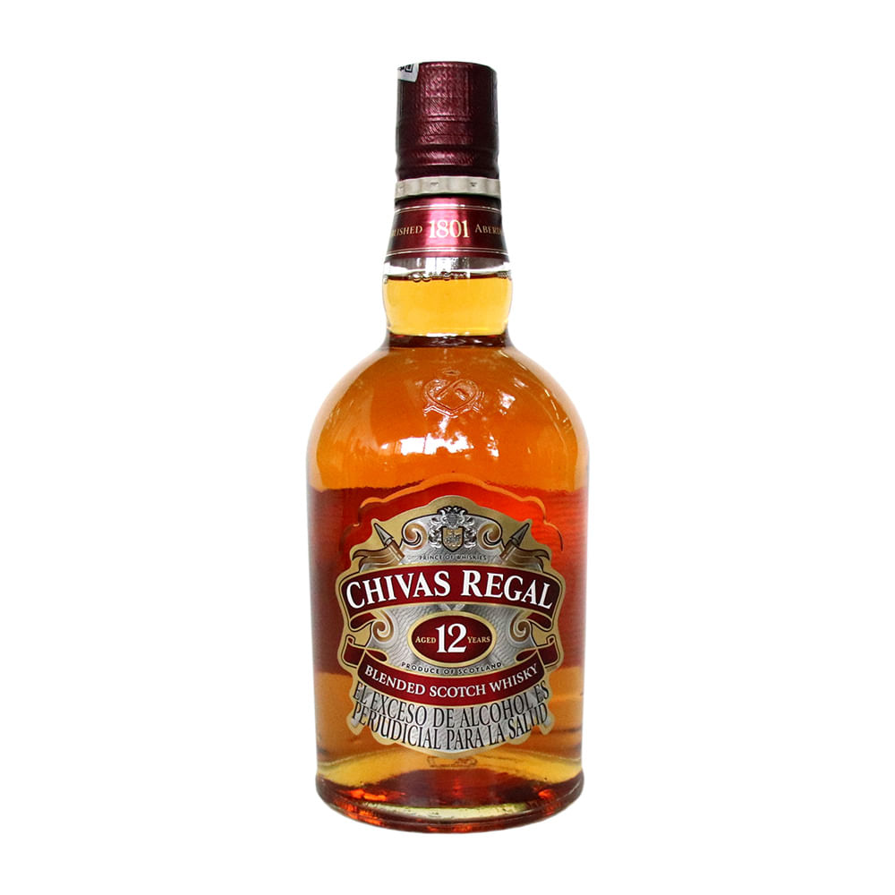 WHISKY CHIVAS 12 AÑOS x 700 ML