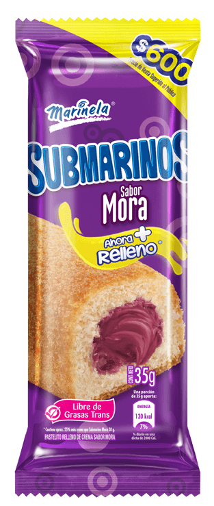 PONQUE SUBMARINO MORA BIMBO x 35 GRS