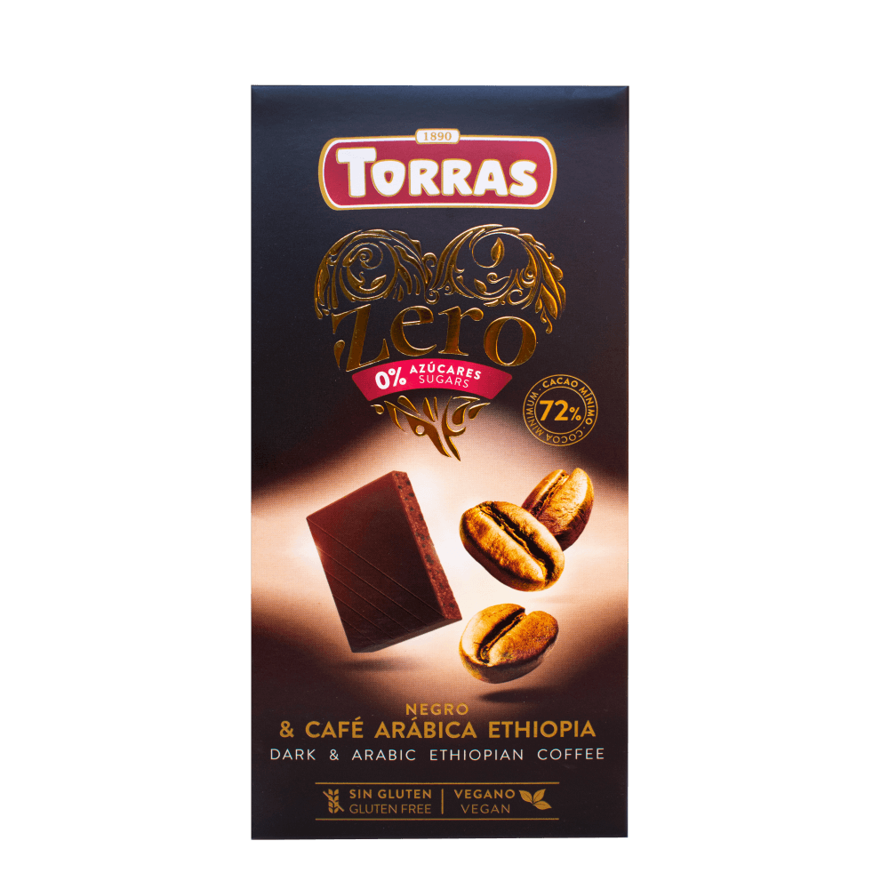 CHOCOLATE ZERO CAFÉ ARABICO TORRAS 125GR