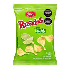 PASABOCAS PAPAS FRITAS RIZADAS LIM*105GR