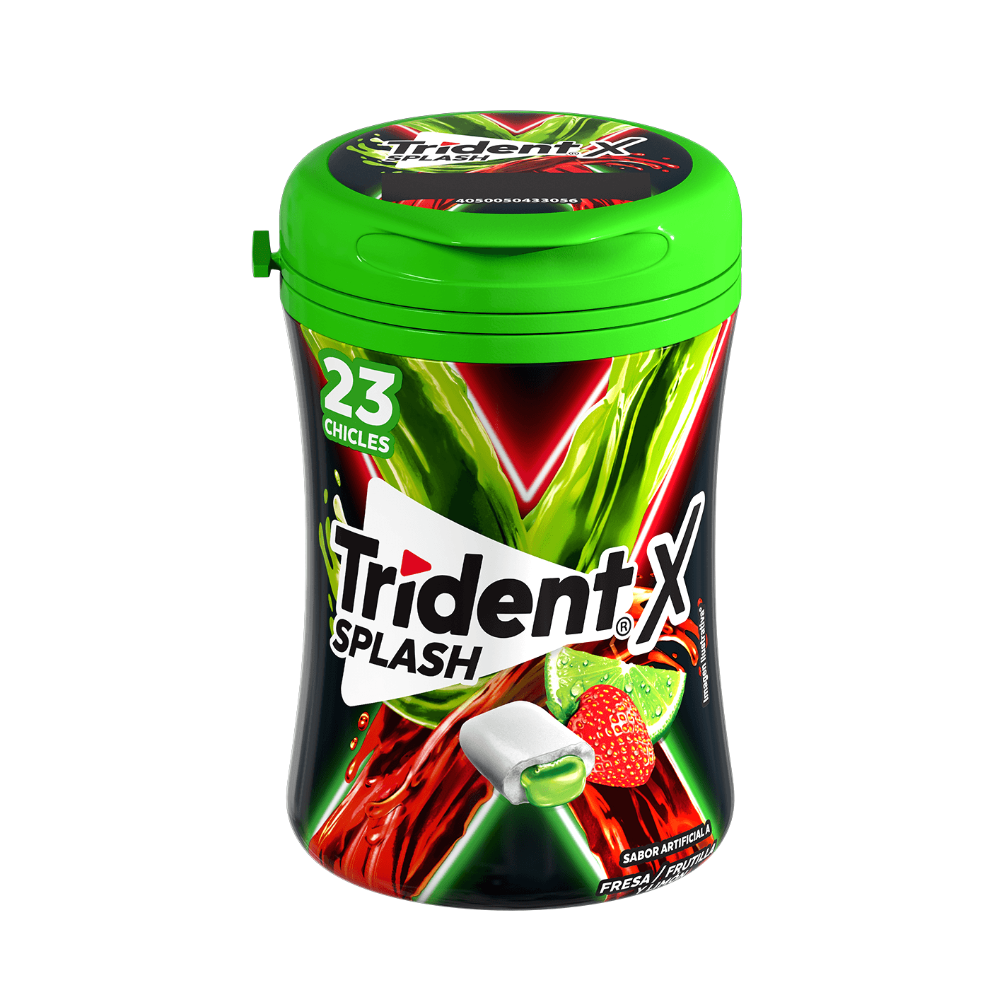 CHICLES TRIDENT SPLASH LIMON FRESA*23UND