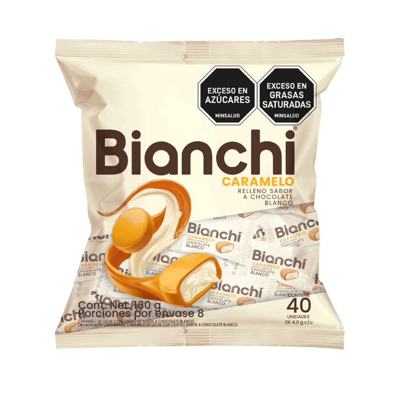 CARAMELO BIANCHI CHOCOLATE BLANCO *160GR